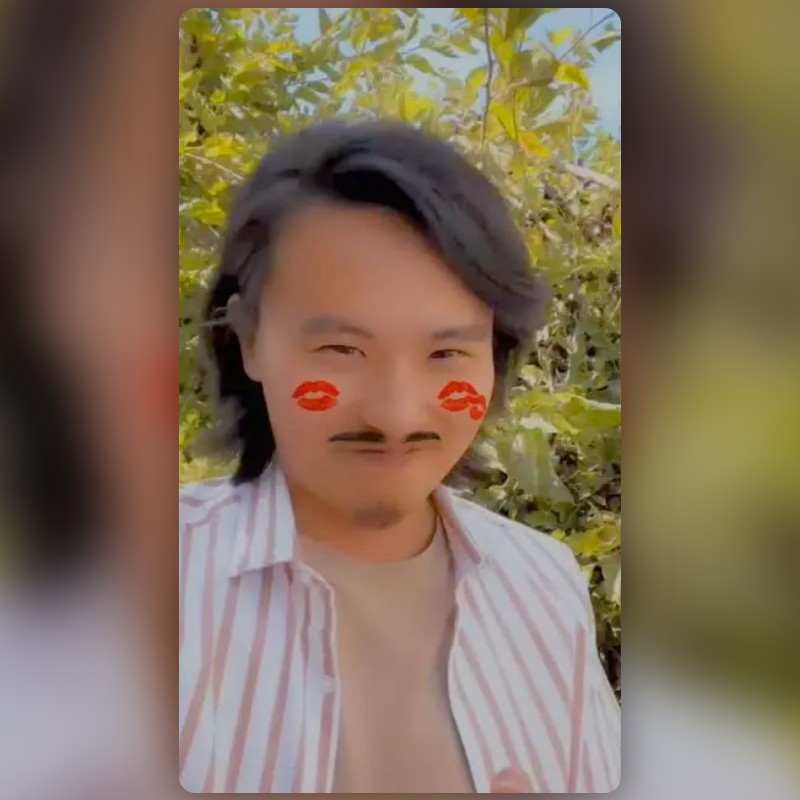 Kiss Face Filter by Snapchat | Snapchat Lenses