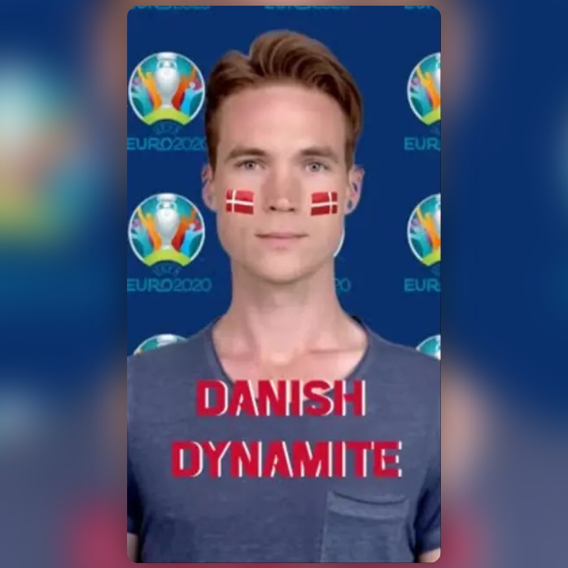 UEFA DENMARK Filter by Regina Jasmine | Snapchat Lenses