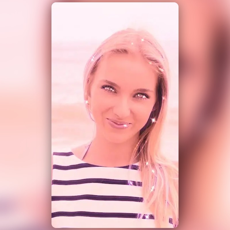 Retro Sparkles Lens by Snapchat - Snapchat Lenses and Filters