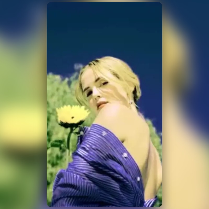 Strong Blue Filter by Apurv Prajapati ☘ | Snapchat Lenses