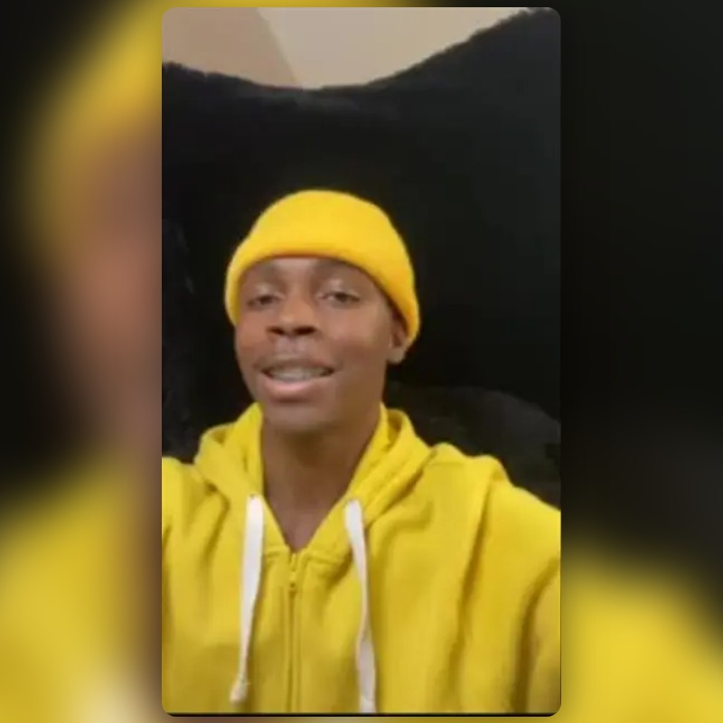 Yellow Beanie Filter by Albert Rodgers | Snapchat Lenses