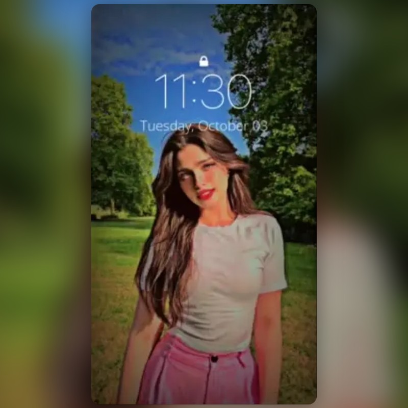 HDR Lock Screen V4 Lens by DK 🕊️ - Snapchat Lenses and Filters