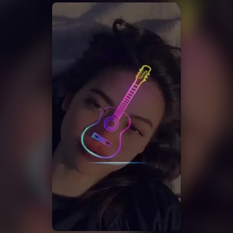 Music Neon Lens by Under 25 PDA - Snapchat Lenses and Filters