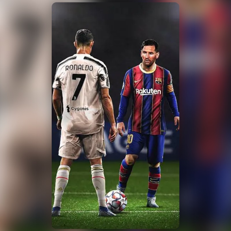 Ronaldo vs messi Lens by Cherry Girl 💕 - Snapchat Lenses and Filters