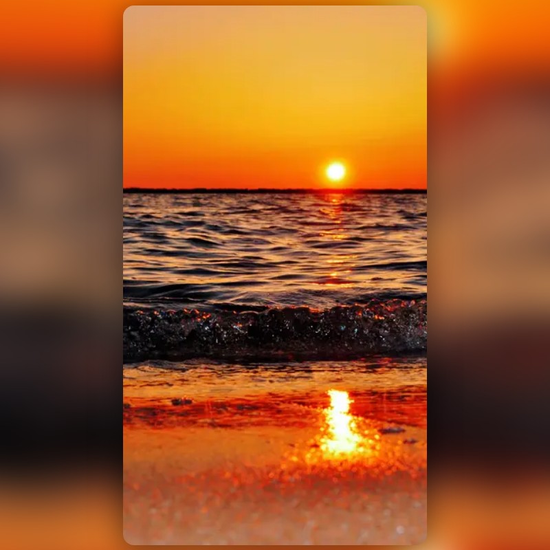 Sunset Filter by Sabby | Snapchat Lenses