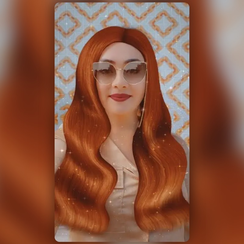 Orange Hair Filter by Snapchat | Snapchat Lenses