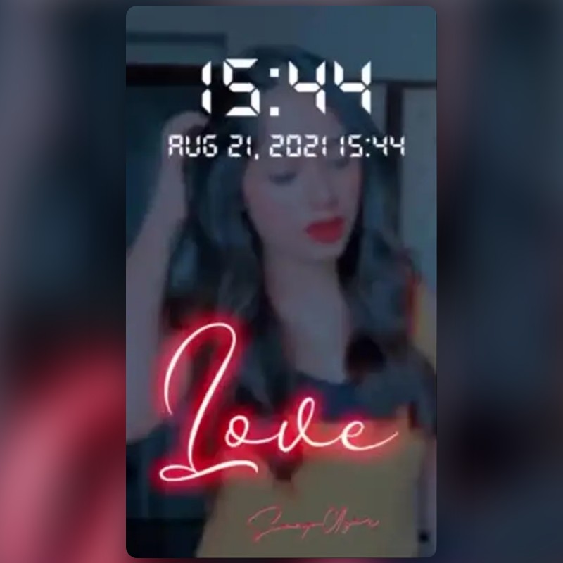 Time Date Love Lens By Sunny Bahadurpuriaš„ Snapchat Lenses And Filters