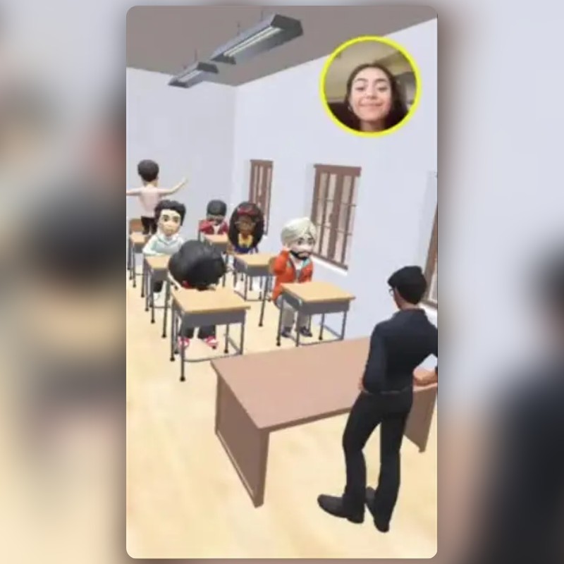 Bitmoji Class Lens by Jasnoor Singh🔺 - Snapchat Lenses and Filters
