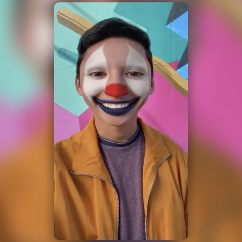 Fabulous Clown Lens by Snapchat - Snapchat Lenses and Filters