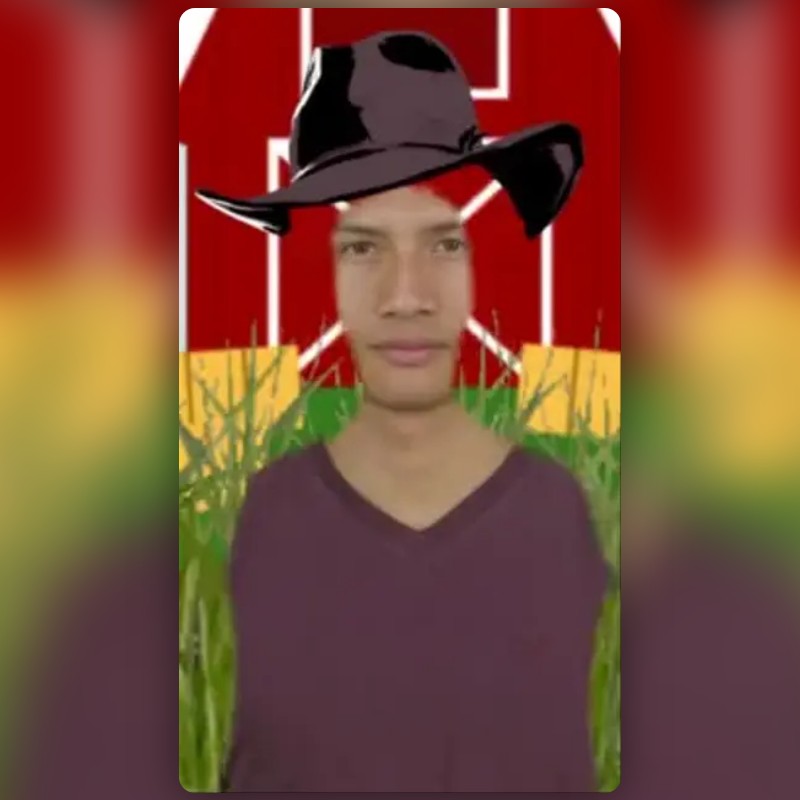 Cowboy Hat Lens by Danielle Grace - Snapchat Lenses and Filters
