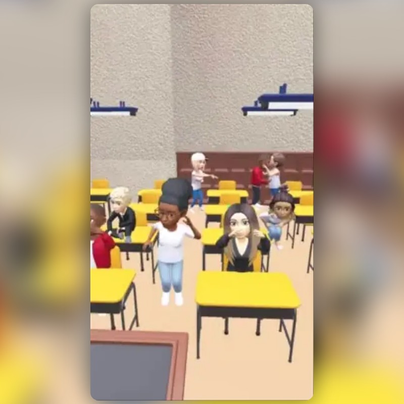 Classroom Bitmoji Filter by Harmen Kooijker ⭐️ | Snapchat Lenses