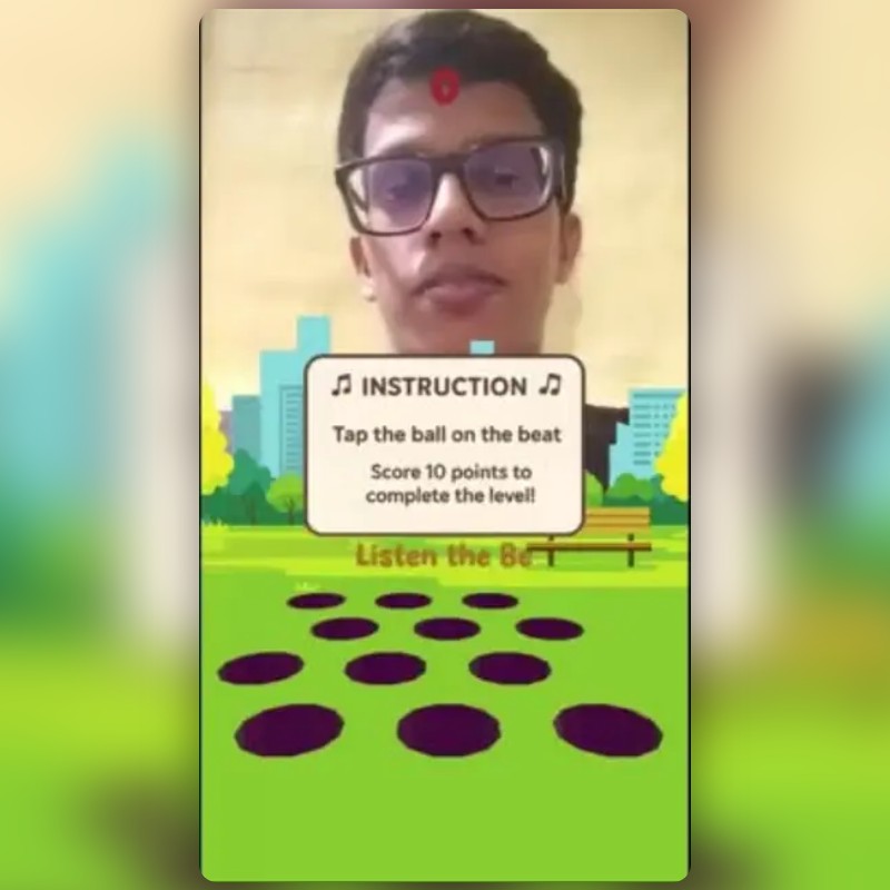 Beat Smash Filter by Aniket | Snapchat Lenses