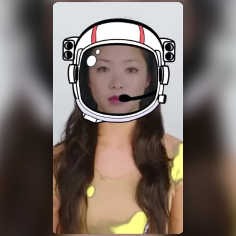 Astronaut Cute Lens by hoqiii🔎 - Snapchat Lenses and Filters