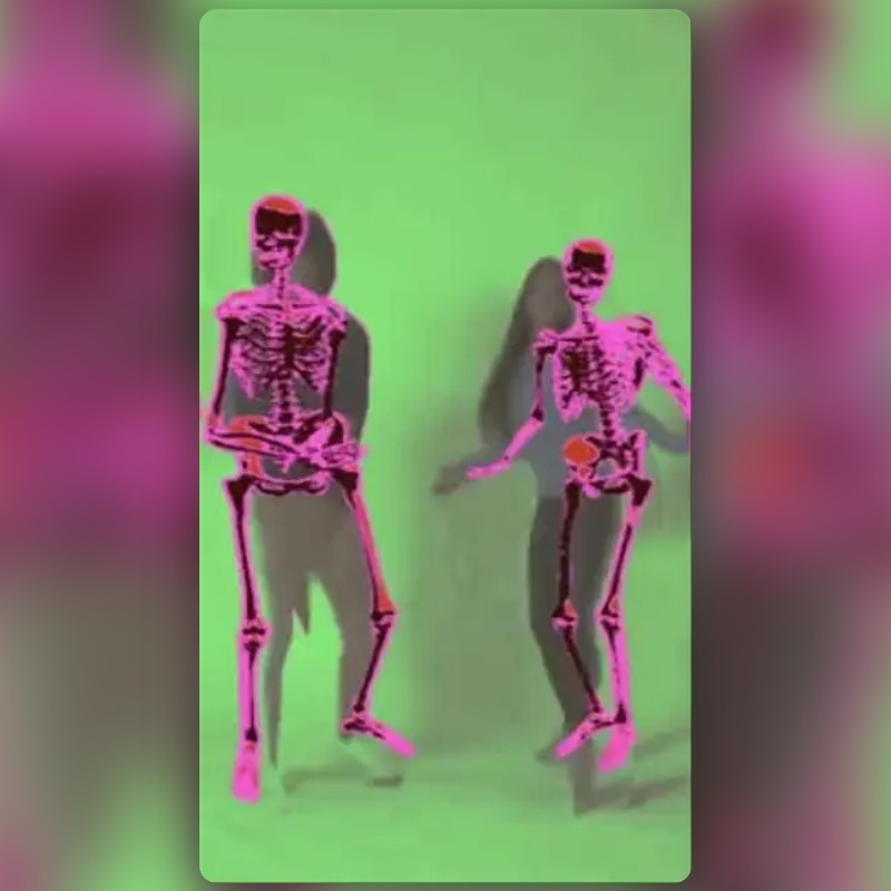 Dance Macabre Lens by Mitch Hoover - Snapchat Lenses and Filters