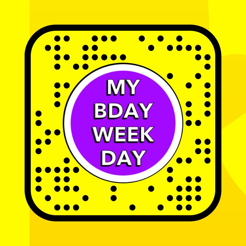 MY BDAY WEEKDAY Filter by Slide Up App😂💕 | Snapchat Lenses