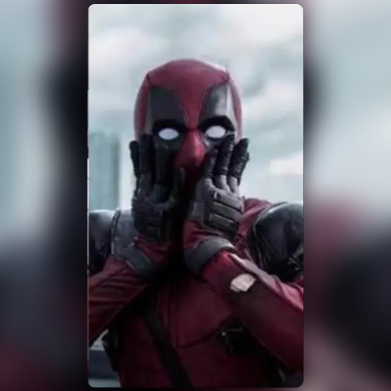 shocked deadpool Lens by Under25 VaPa - Snapchat Lenses and Filters