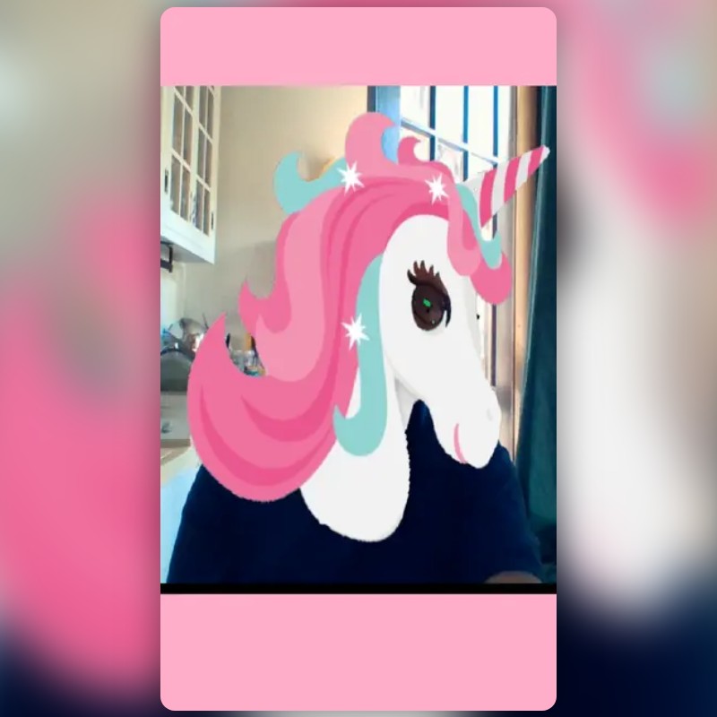 Unicorn Head Lens by geekbeatradio - Snapchat Lenses and Filters