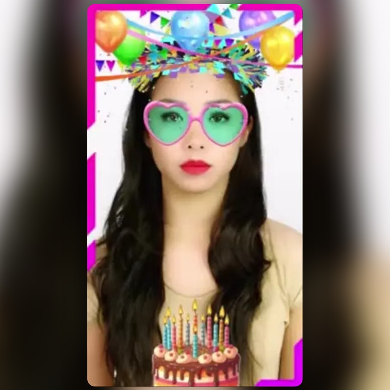 Happy Birthday Lens by Mohana Priya - Snapchat Lenses and Filters
