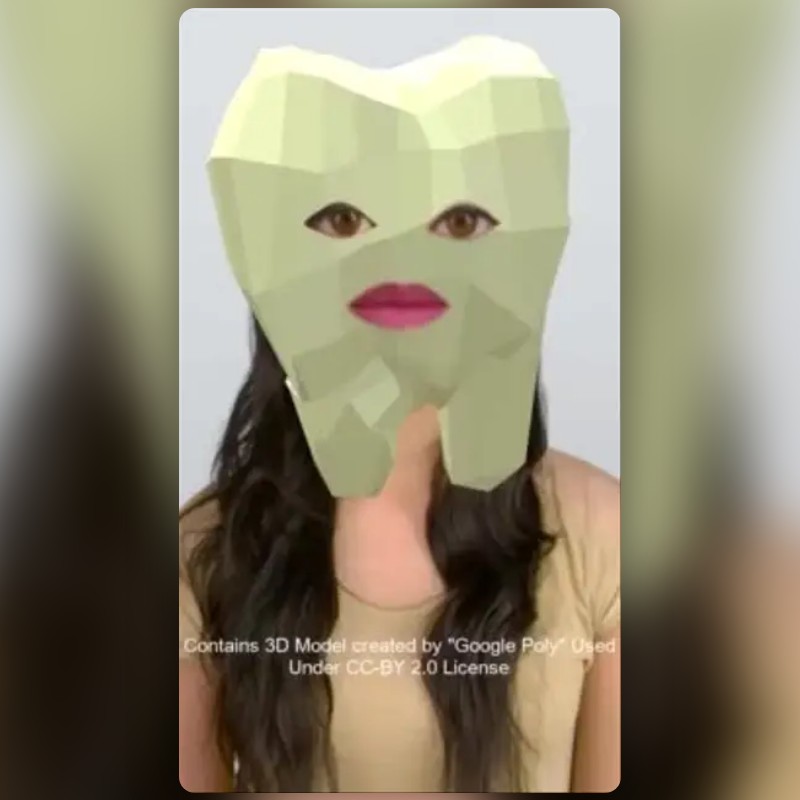 Happy Tooth Lens by Homeworkparty - Snapchat Lenses and Filters