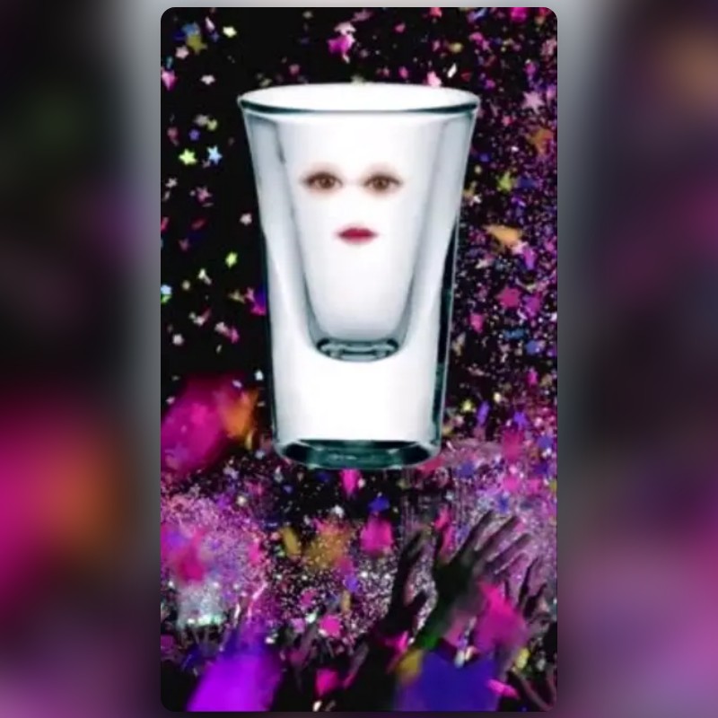 party glass face Filter by Under 25 Rvce | Snapchat Lenses