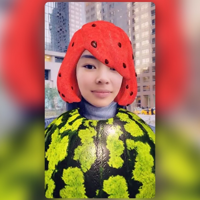Watermelon Style Filter by Snapchat | Snapchat Lenses