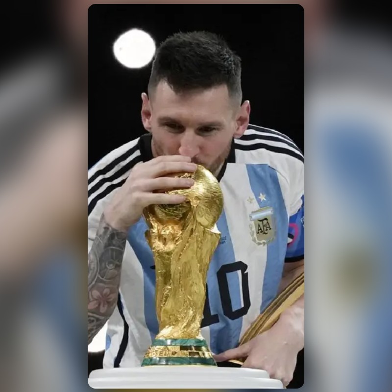 messi kiss Filter by احمد الصقر Ahmed Alsaqr | Snapchat Lenses