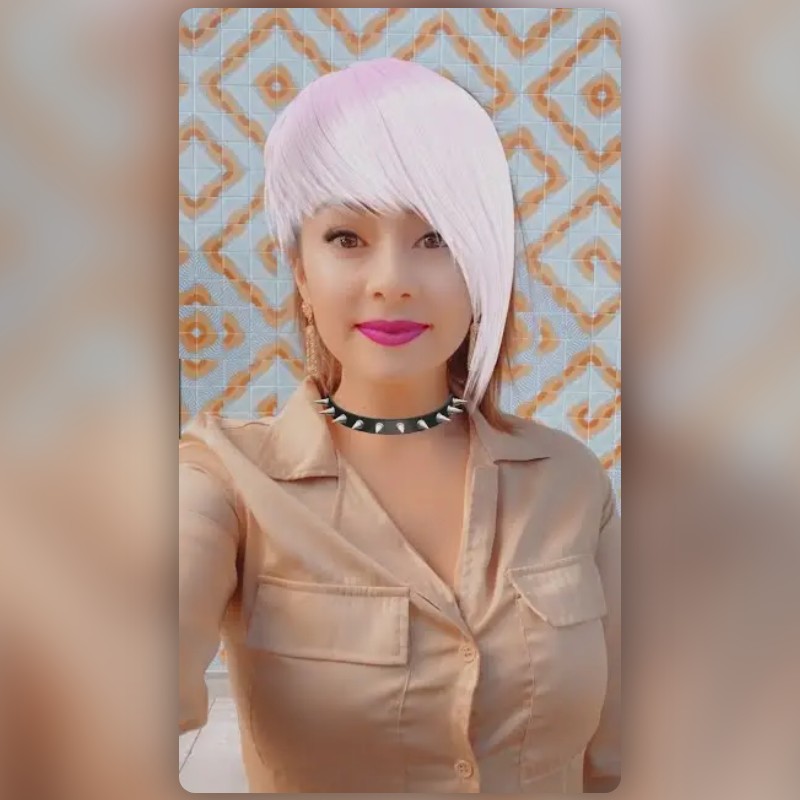 Pink Hair Filter by Snapchat | Snapchat Lenses