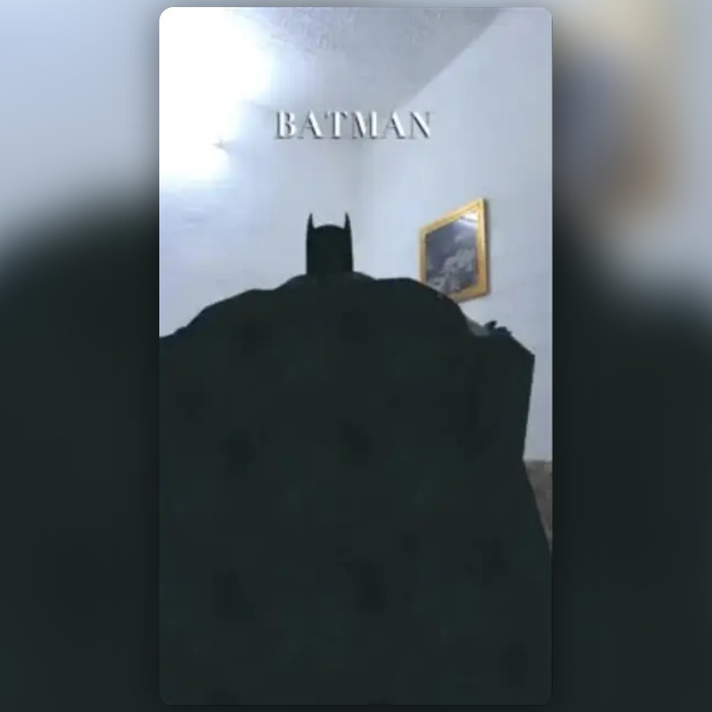 BATMAN Lens by OMAR🖤 - Snapchat Lenses and Filters