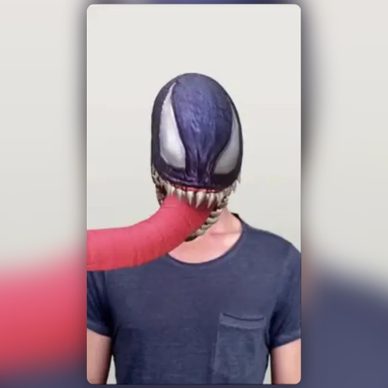 I became Venom Filter by Eder Bob The Cat | Snapchat Lenses