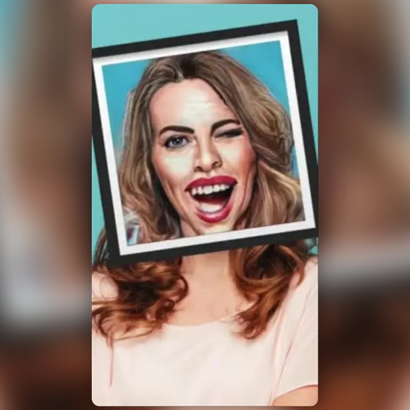 CARICATURE ME Lens by Slide Up App😂💕 - Snapchat Lenses and Filters