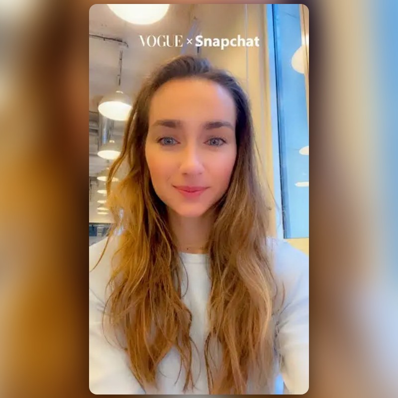 Vogue x Snapchat Filter by Snapchat | Snapchat Lenses