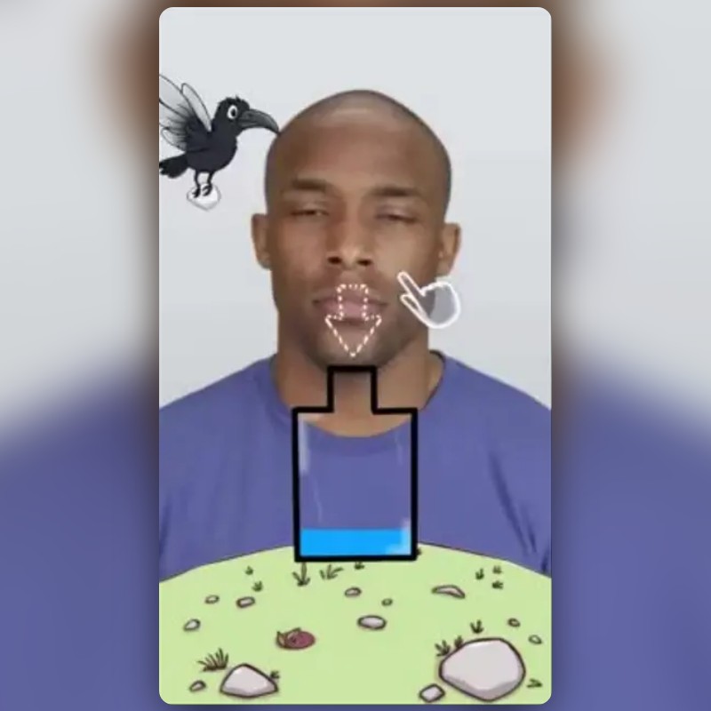 Thirsty Crow Filter by Witty City | Snapchat Lenses