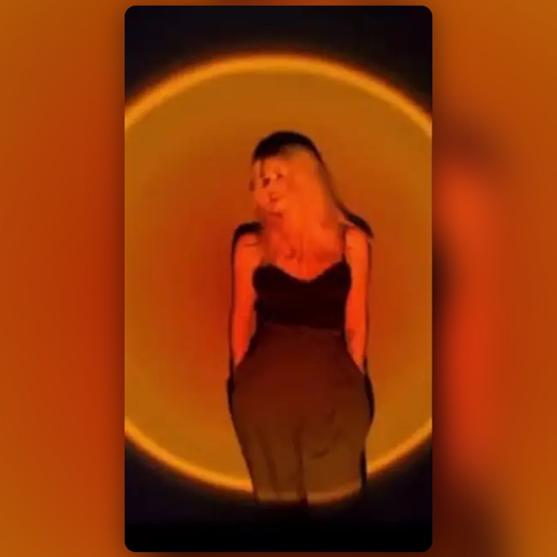 SUNSET LAMP Lens by Tushar🦋 - Snapchat Lenses and Filters