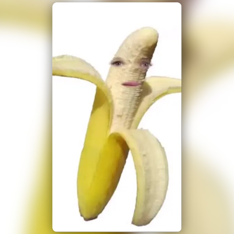 Banana Lens by Bella Bella - Snapchat Lenses and Filters