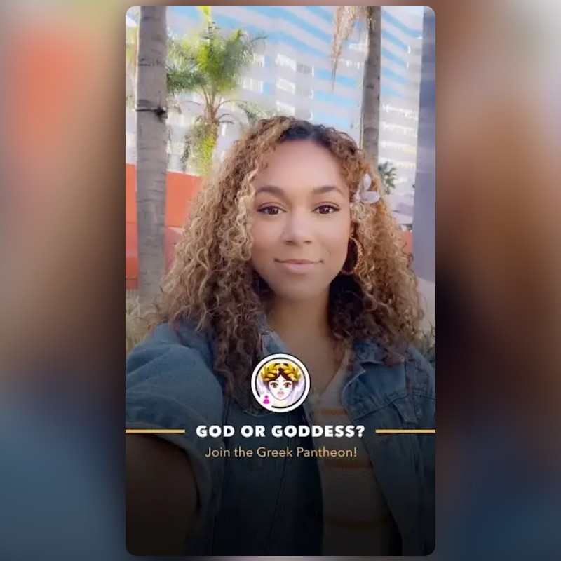 God Or Goddess? Filter by Snapchat | Snapchat Lenses