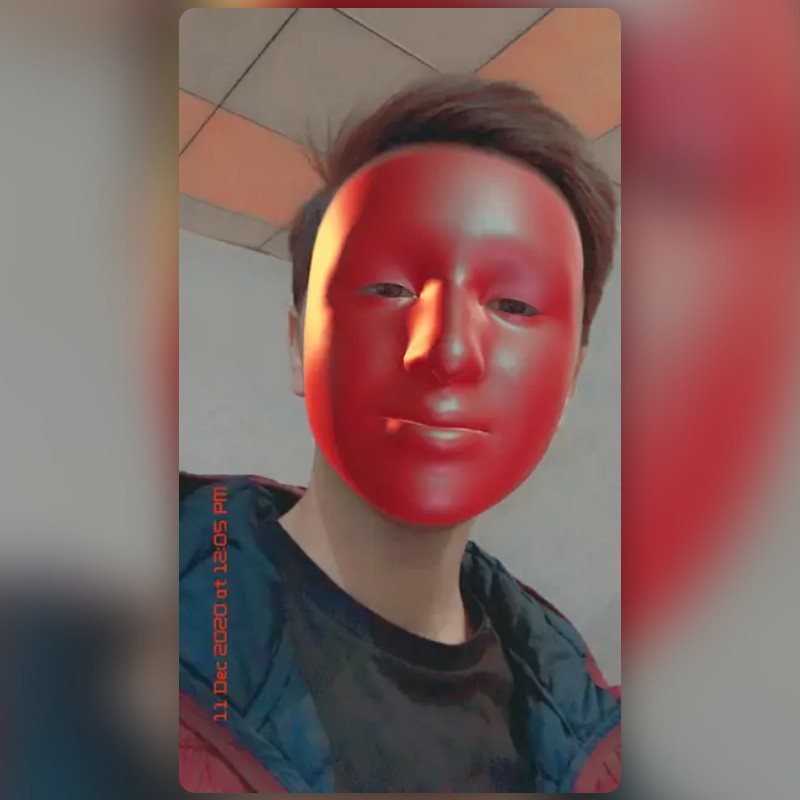 red mask Filter by Saman Hasan | Snapchat Lenses