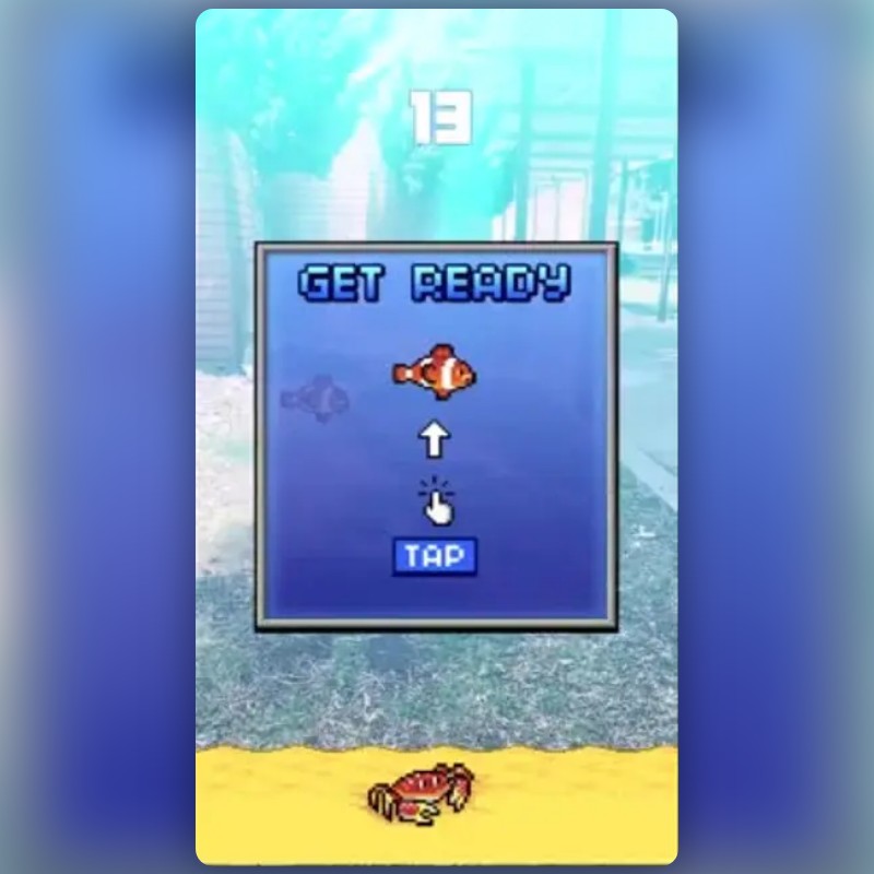 Flappy Fish Filter by VISYN | Snapchat Lenses