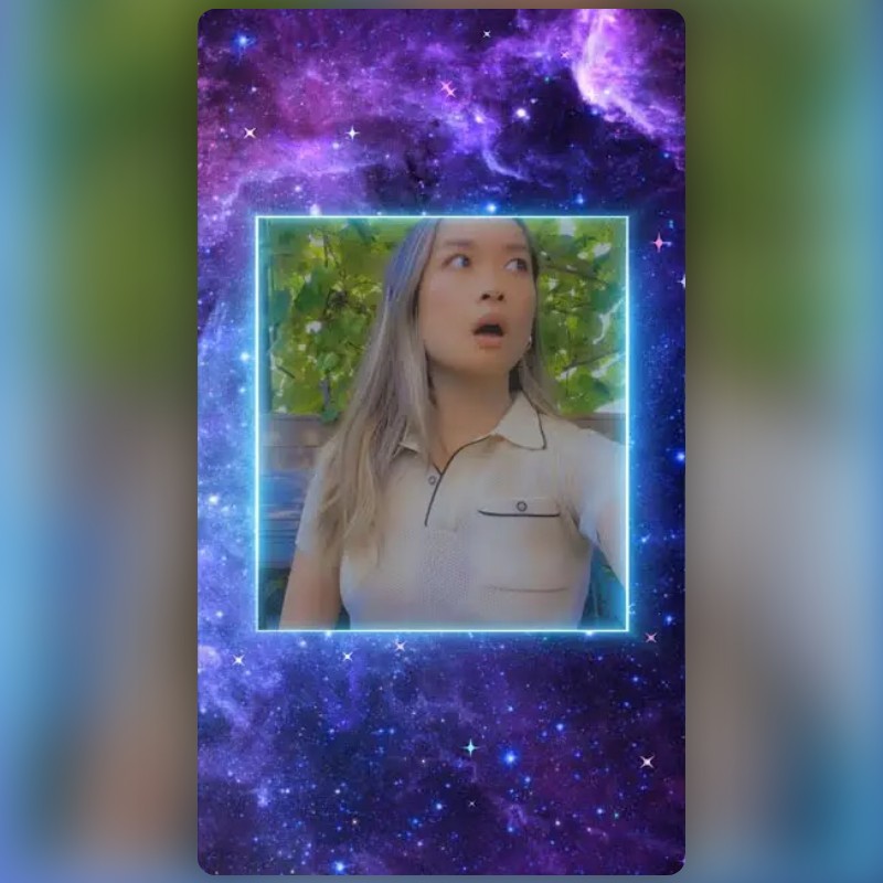 Galaxy Frame Lens by Snapchat - Snapchat Lenses and Filters