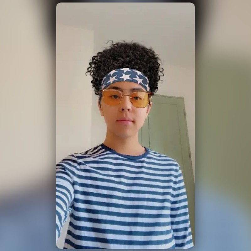 Curly Style Lens by Snapchat - Snapchat Lenses and Filters