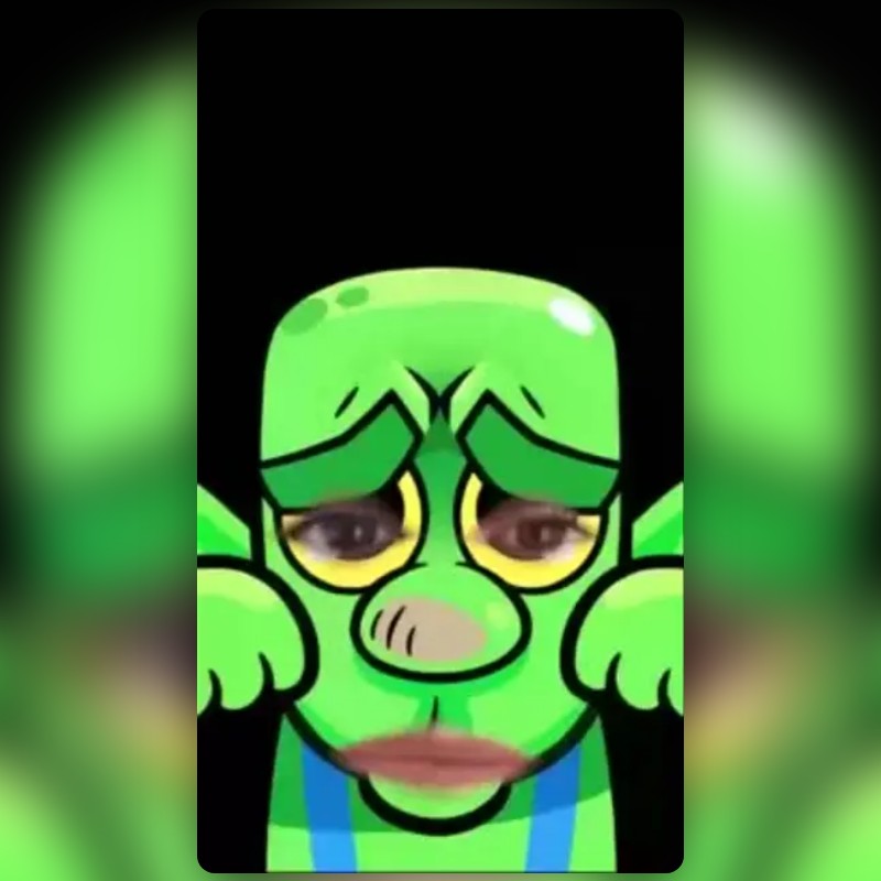 crying goblin Filter by 📲💸 | Snapchat Lenses