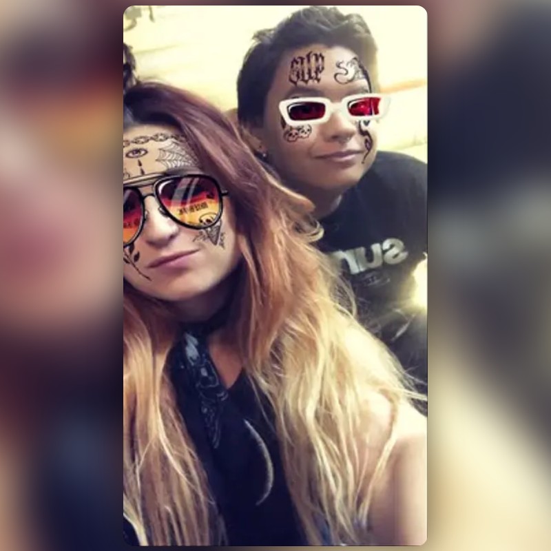 FaceTat Squad Lens by Cavan Infante - Snapchat Lenses and Filters