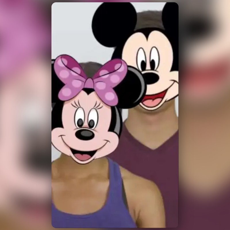 เลนส์ Mickey N Minnie สร้างโดย Munawwar Rangila - เลนส์และฟิลเตอร์ Snapchat