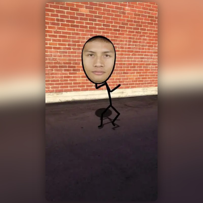 Stick Figure Face Lens by Snapchat - Snapchat Lenses and Filters