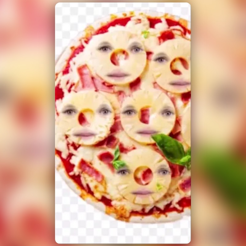 Pineapple Pizza Lens by call me Pai - Snapchat Lenses and Filters