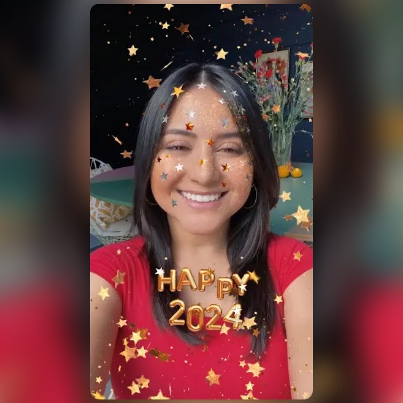 New Year Party Filter by Snapchat | Snapchat Lenses