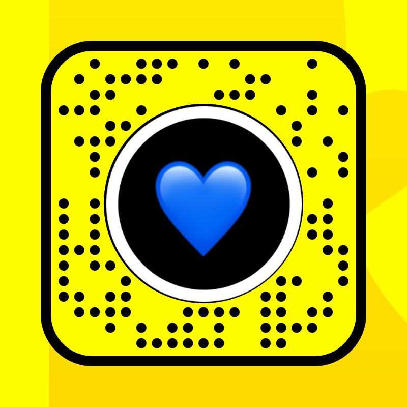 Blue heart Filter by Bianca B | Snapchat Lenses
