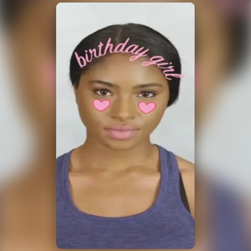 Birthday Girl Lens by Shelly Faskha - Snapchat Lenses and Filters