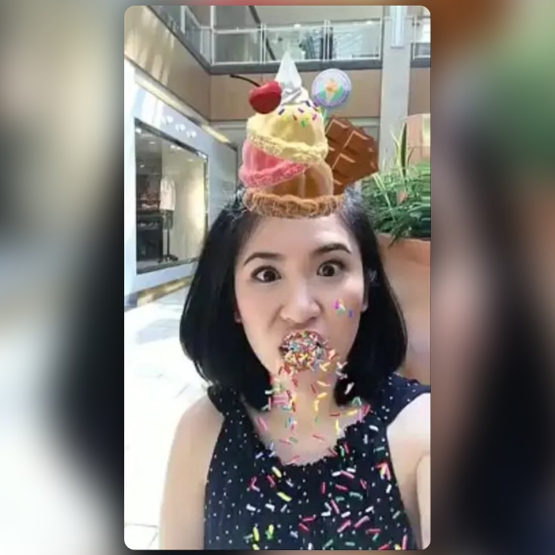 Ice Cream Lens by CyreneQ - Snapchat Lenses and Filters
