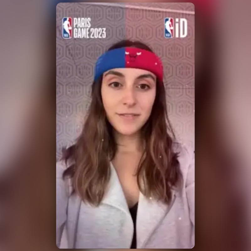 NBA Paris Game Lens by NBA - Snapchat Lenses and Filters