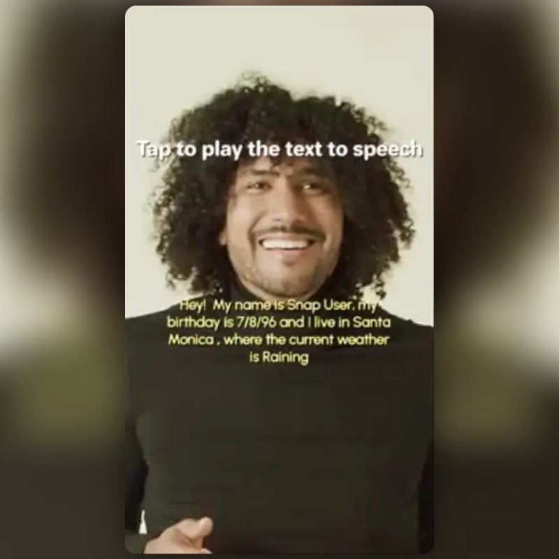 Introduce Yourself Filter by agreeable greg | Snapchat Lenses